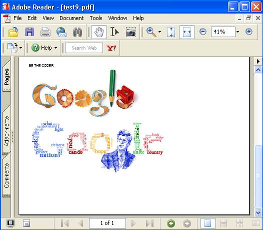 BE THE CODER PDF ITEXT Examples Rotate Layout Example